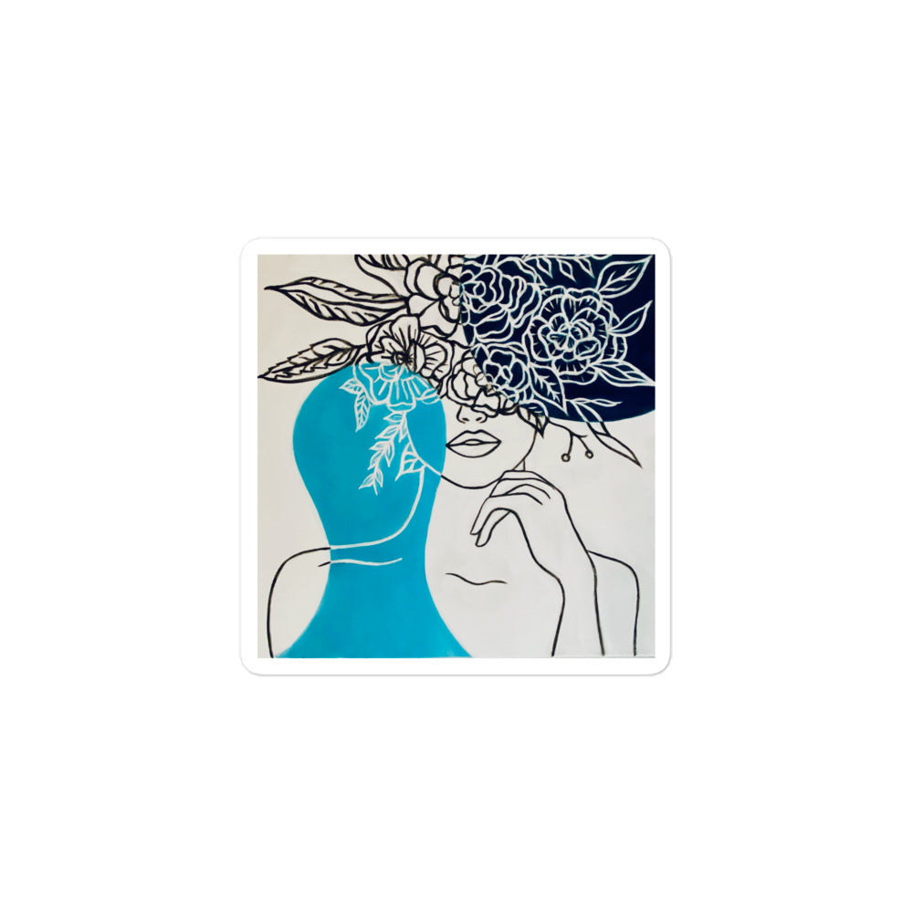 'Jessica' sticker – Art by Ariana